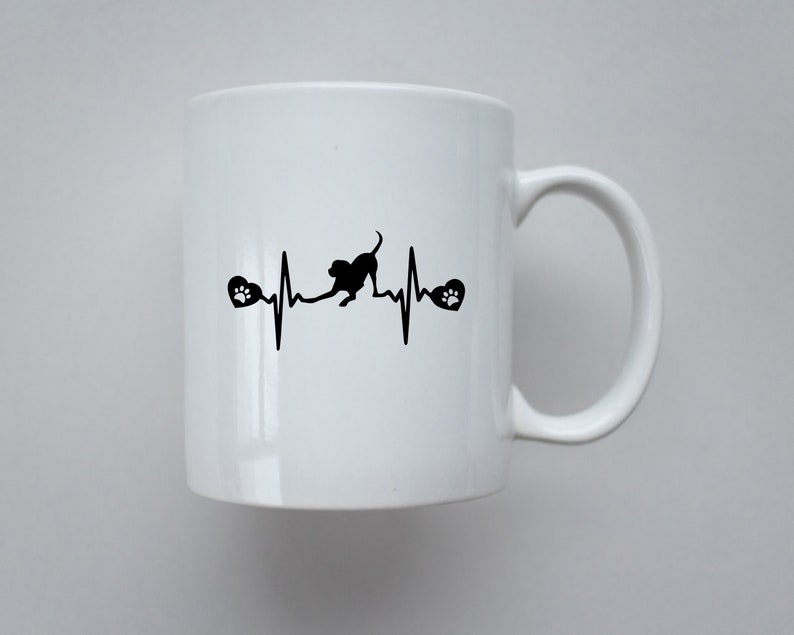 Labrador Retriever Heartbeat Svg Png Clipart , Lab Paw Print Svg ...