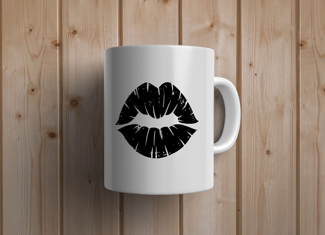 Lips SVG Bundle Dripping Lips Svg File for Cricut Makeup Silhouette Cut ...