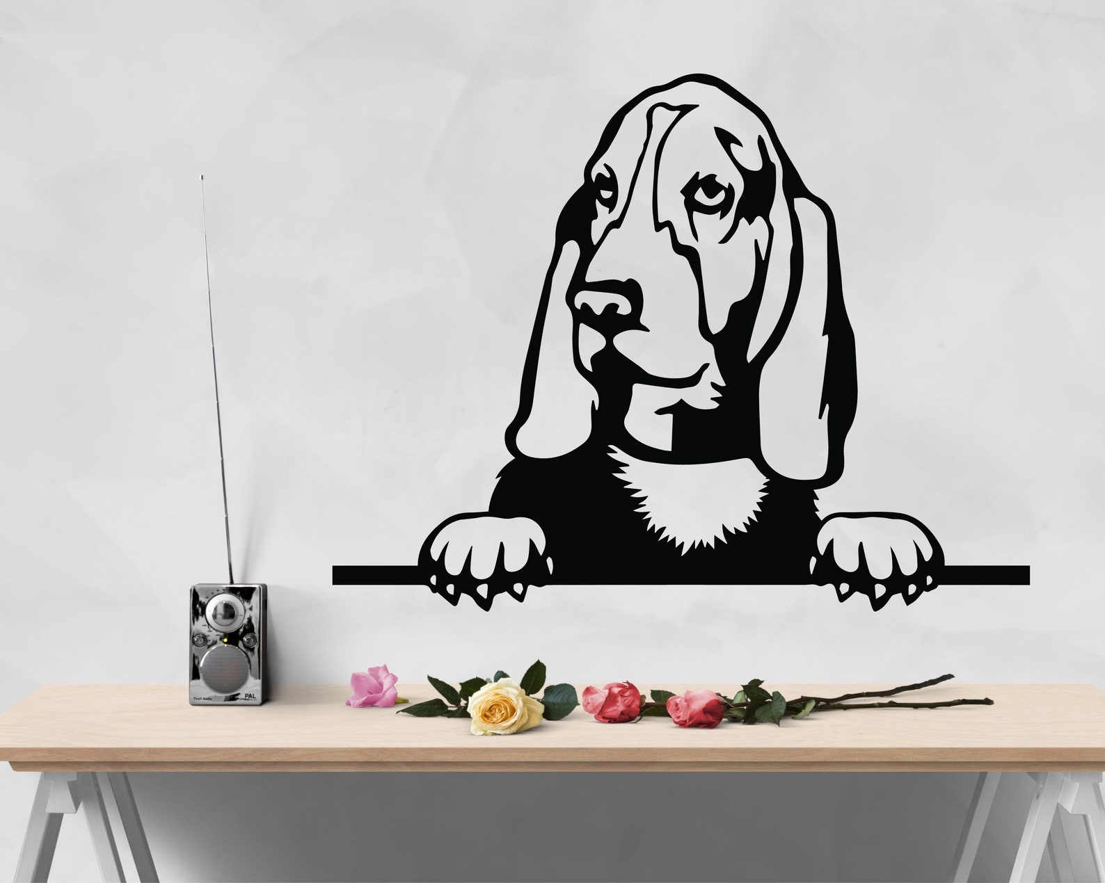 Basset Hound Dog SVG PNG DXF Clipart Basset Hound Gifts - Etsy