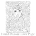 Starry Starry Monkey Printable Color Page Original Artwork Not Ai - Etsy