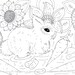 Fall Bunny Printable Color Page Original Artwork Not Ai - Etsy