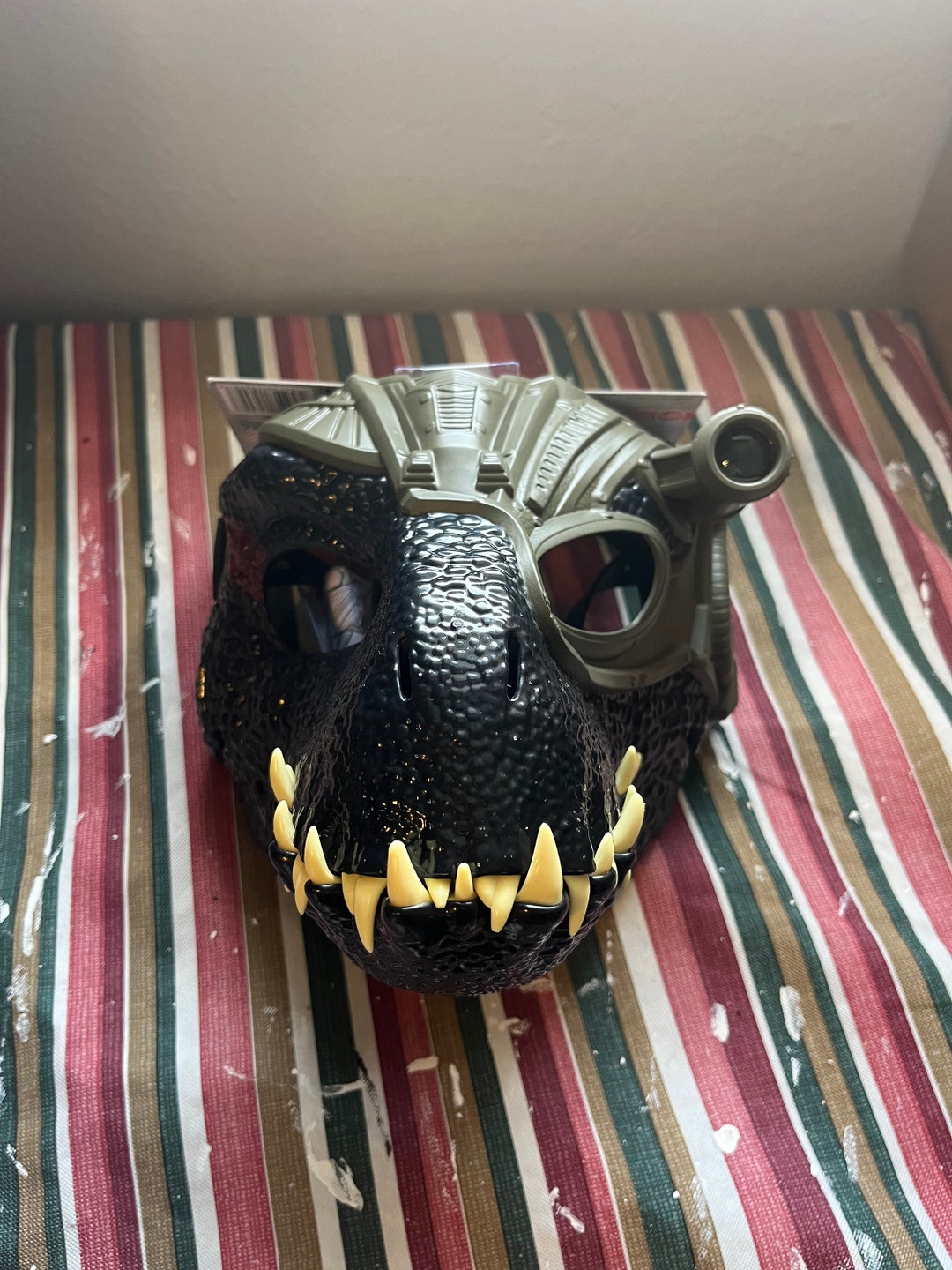 Jurassic World Steam Punk Indoraptor Mask Dino Cosplay Furry Suit NEW ...