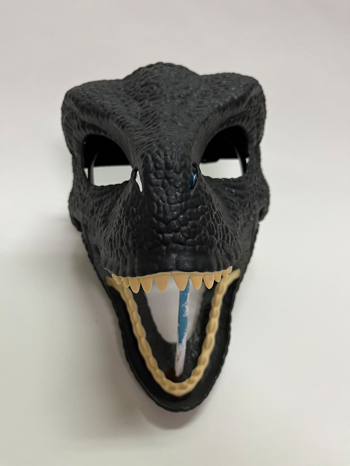 Black Base Painted Raptor Dinosaur Mask for Fur Suitcosplay - Etsy