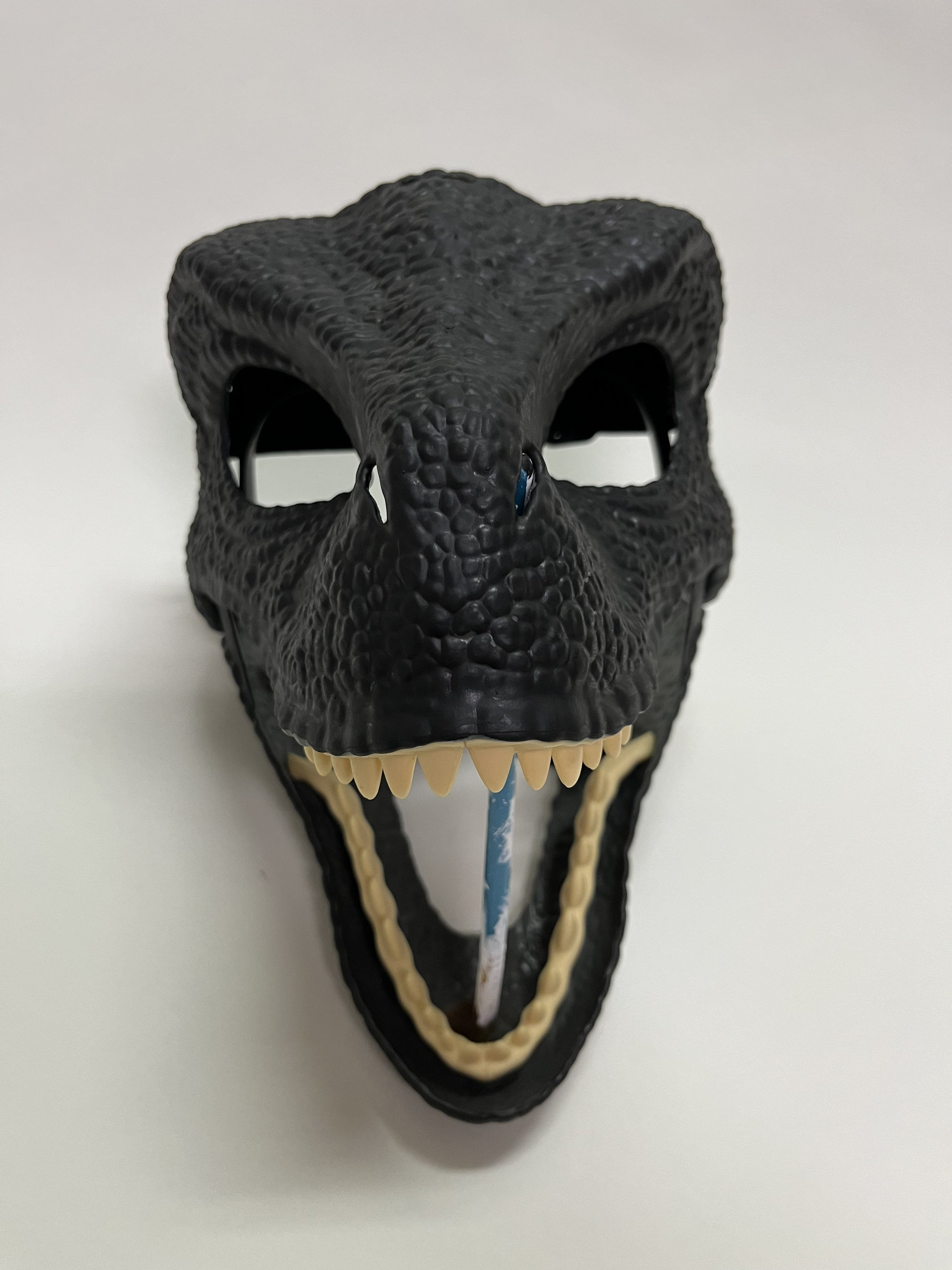 Black Base Painted Raptor Dinosaur Mask for Fur Suitcosplay - Etsy