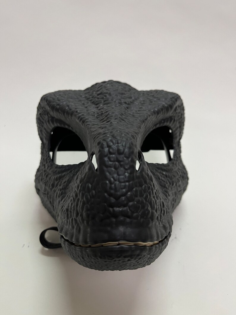 Black Base Painted Raptor Dinosaur Mask for Fur Suitcosplay - Etsy