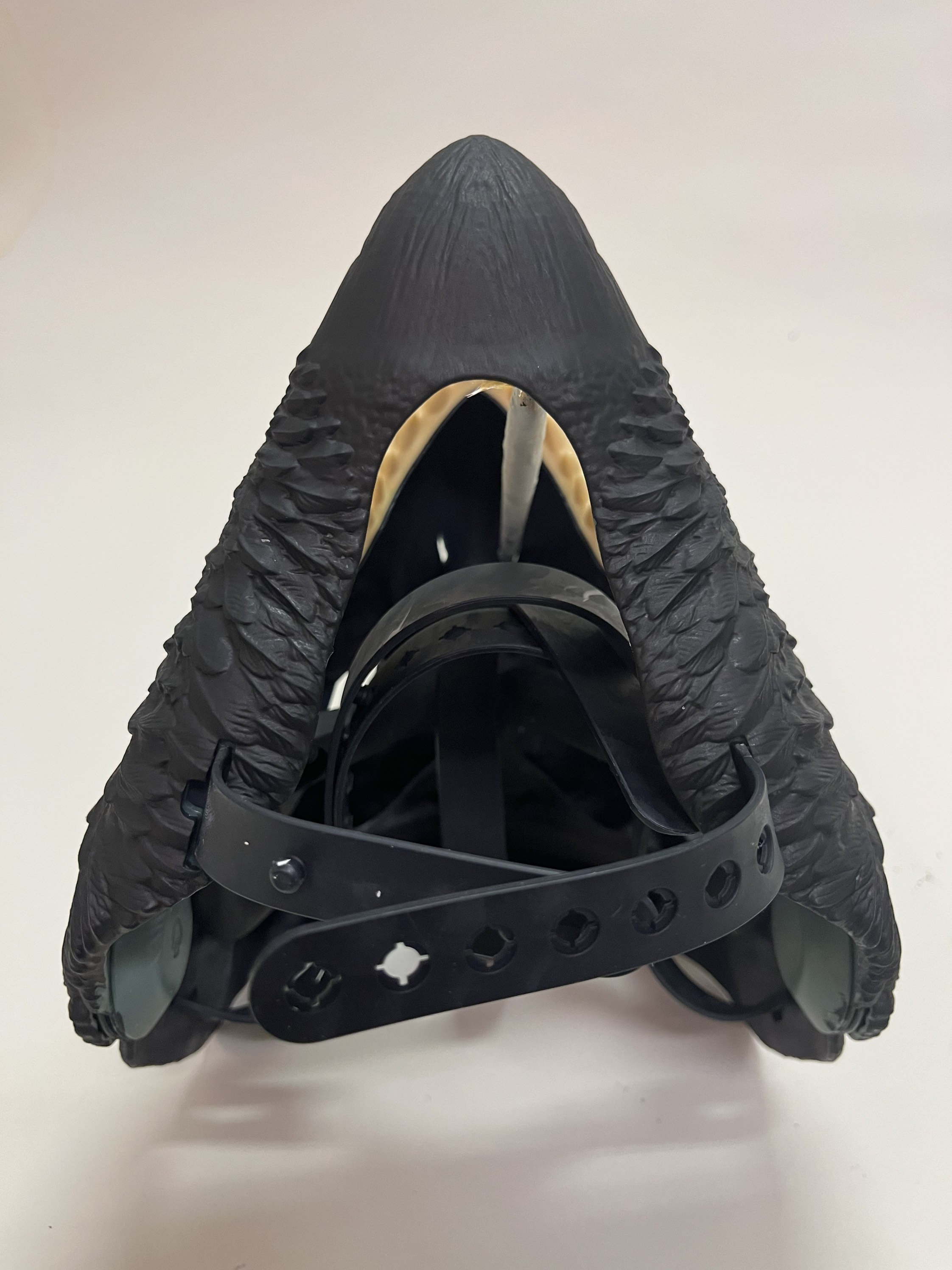 Black Base Painted Therizinosaurus Raptor Dinosaur Mask for - Etsy