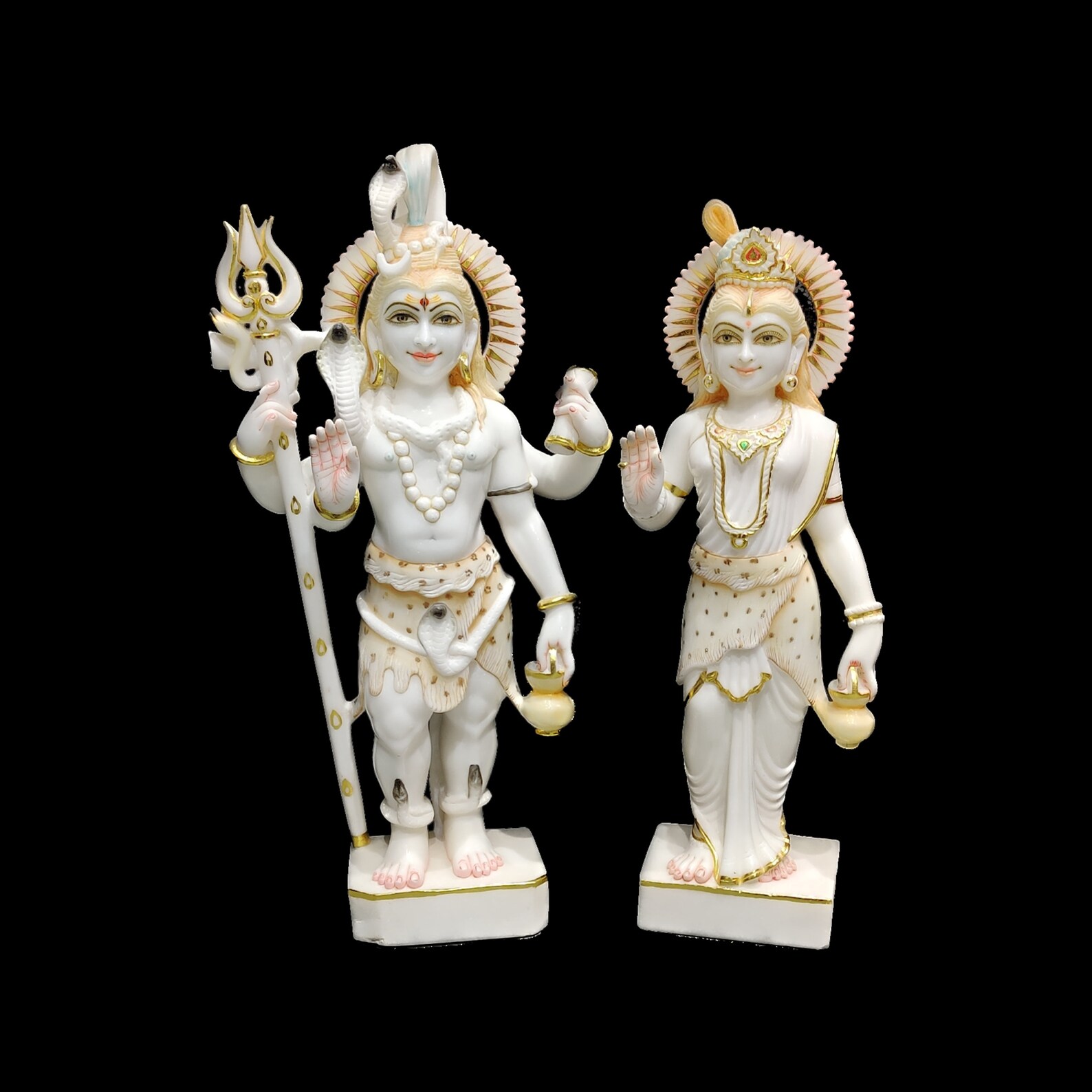 Shiv Parvati Statue Shiv Parvati Idols Shiv Parvati Marble - Etsy