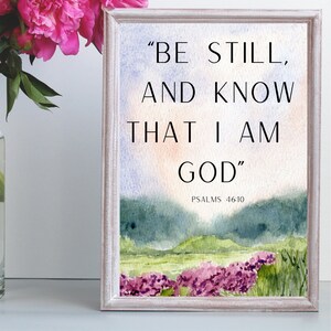 Psalms 46:10 Journal - Etsy