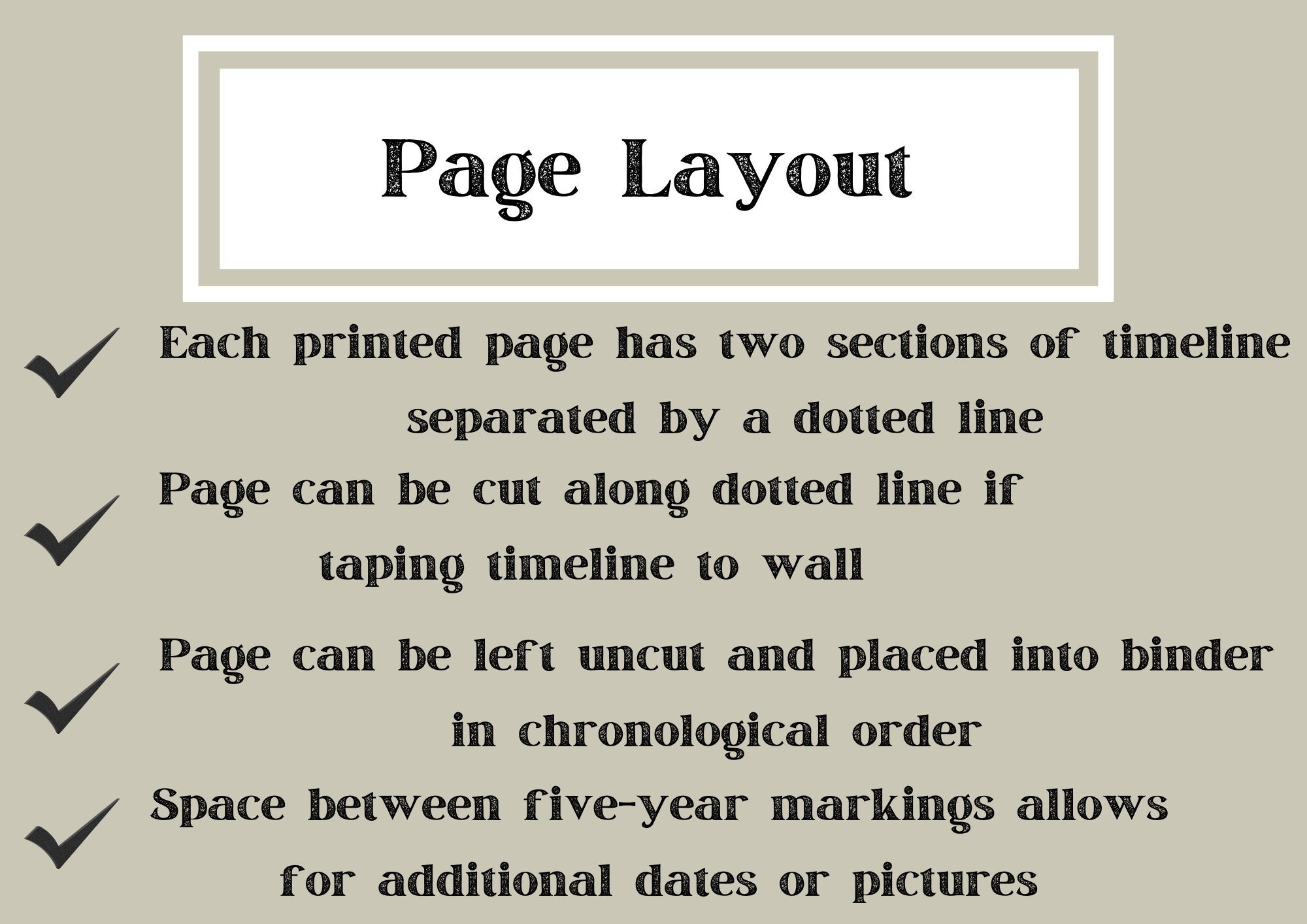 World History Printable Timeline, Wall Timeline, Book of Centuries ...