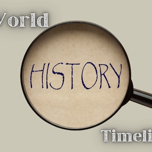 World History Printable Timeline, Wall Timeline, Book of Centuries ...