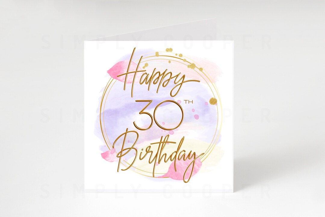 Womens 30th Birthday Card // Party Girl // Girls // Birthday // - Etsy UK