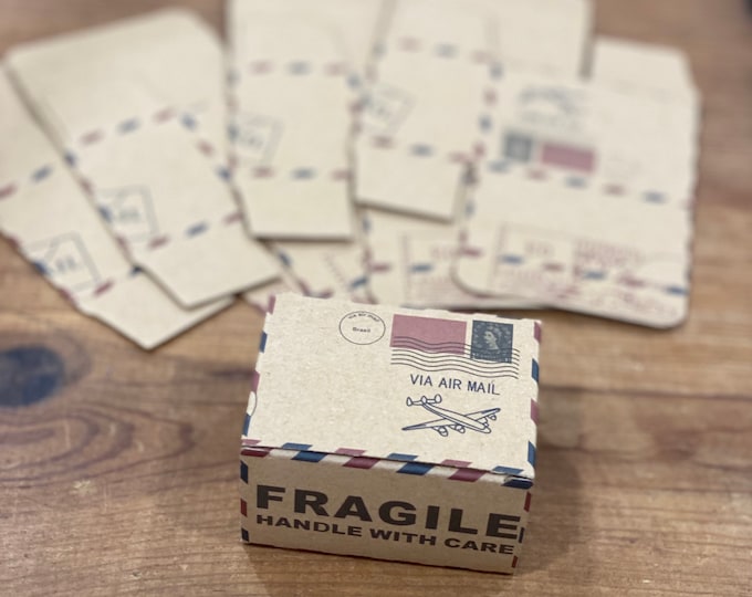 Miniature Mail Boxes Shipping Boxes Dollhouse Office - Etsy