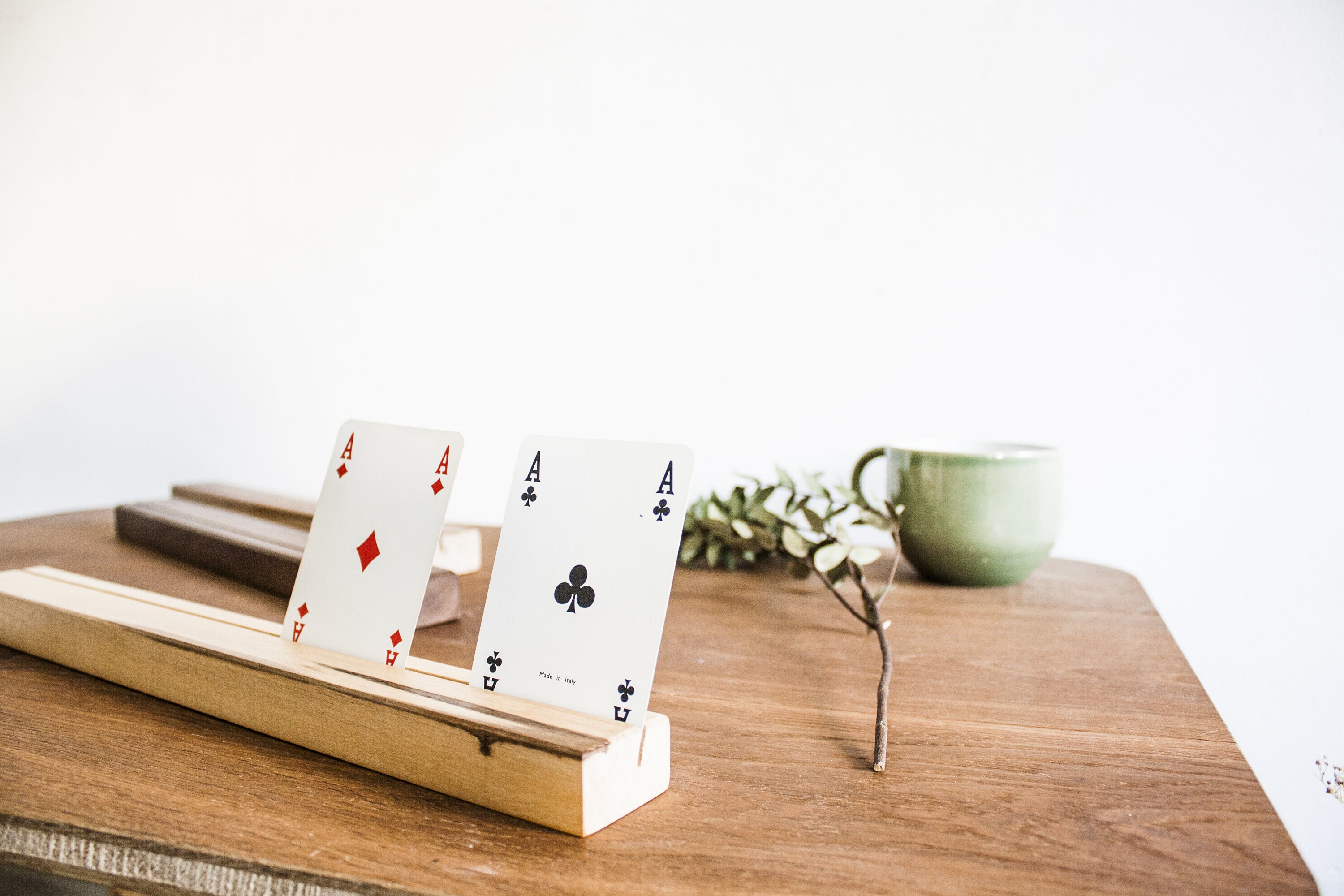Wooden Playing Card Holder Playing Card Holder Board Game Organizer - Etsy