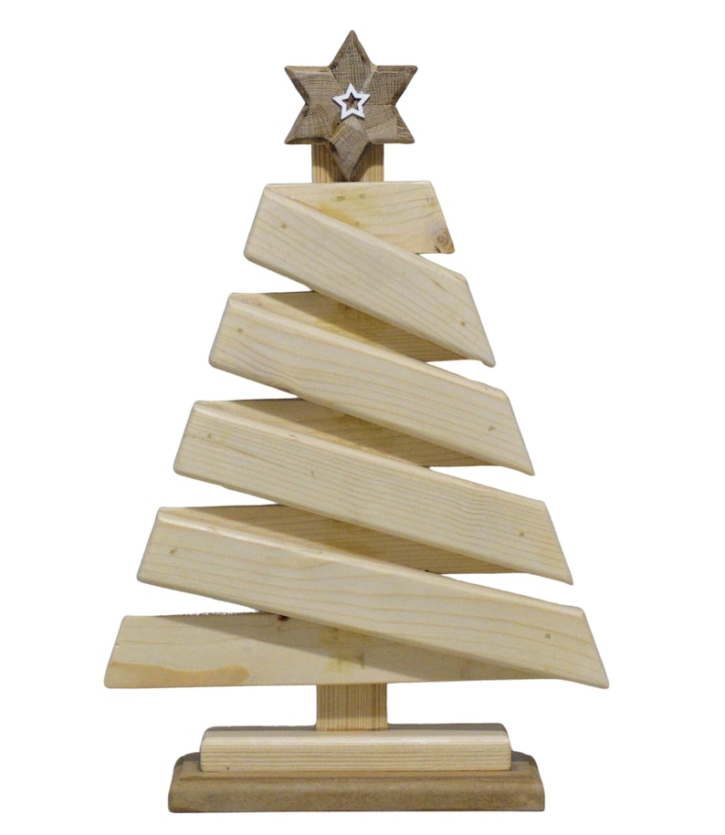 Handmade Wooden Christmas Tree – Pine Wood With Varnish Finish - Etsy