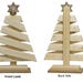 Handmade Wooden Christmas Tree – Pine Wood With Varnish Finish - Etsy