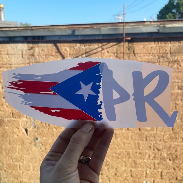 Puerto Rico Decal - Etsy