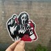 4 Pack Horror Movie Character Halloween Sticker Decal No You - Etsy