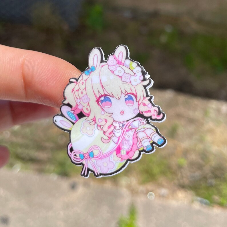 Cute Anime Sticker Pack 8 Waterproof Stickers for Laptop - Etsy