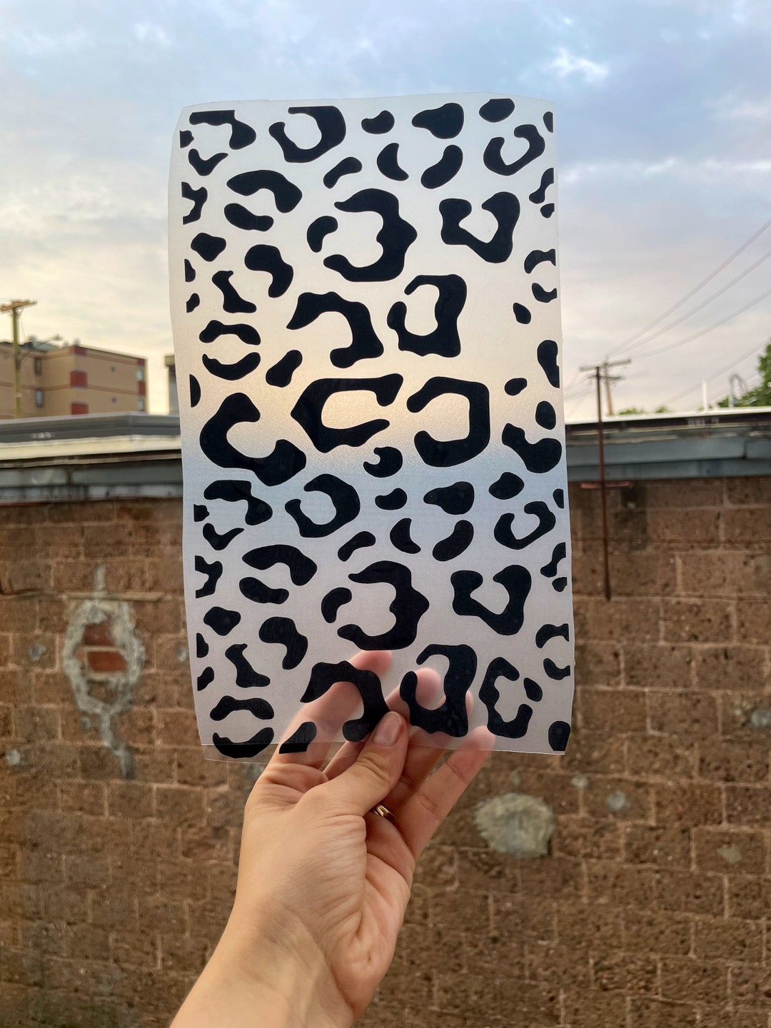 Side Window Cheetah Print Car Window Decal Sticker Sheet 11.45''W X 6. ...