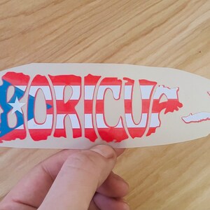 Puerto Rico Flag Boricua Waterproof Vinyl Sticker Decal Great for Cars ...