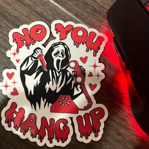 4 Pack Horror Movie Character Halloween Sticker Decal No You - Etsy