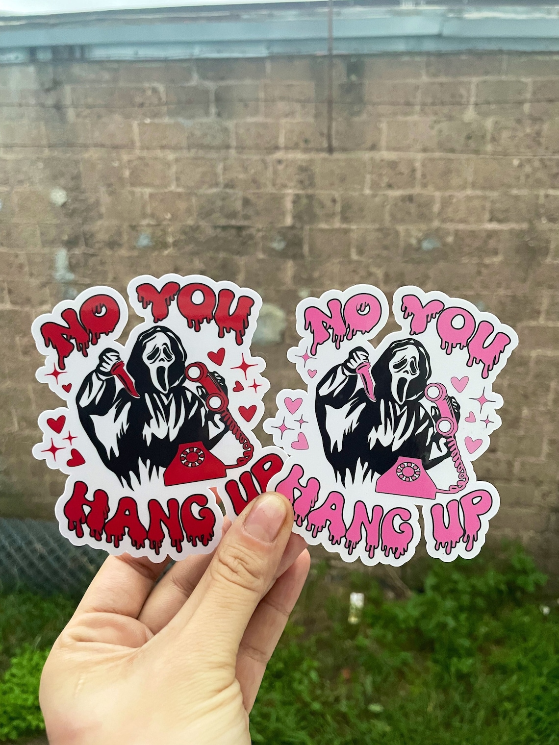 4 Pack Horror Movie Character Halloween Sticker Decal No You - Etsy