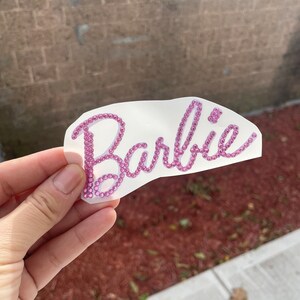 Light Pink Bling Bling Car Decal, Car Accessories, Bumper Stickers ...