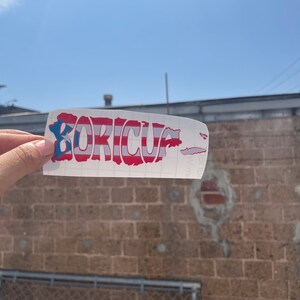 Puerto Rico Flag Boricua Waterproof Vinyl Sticker Decal Great for Cars ...