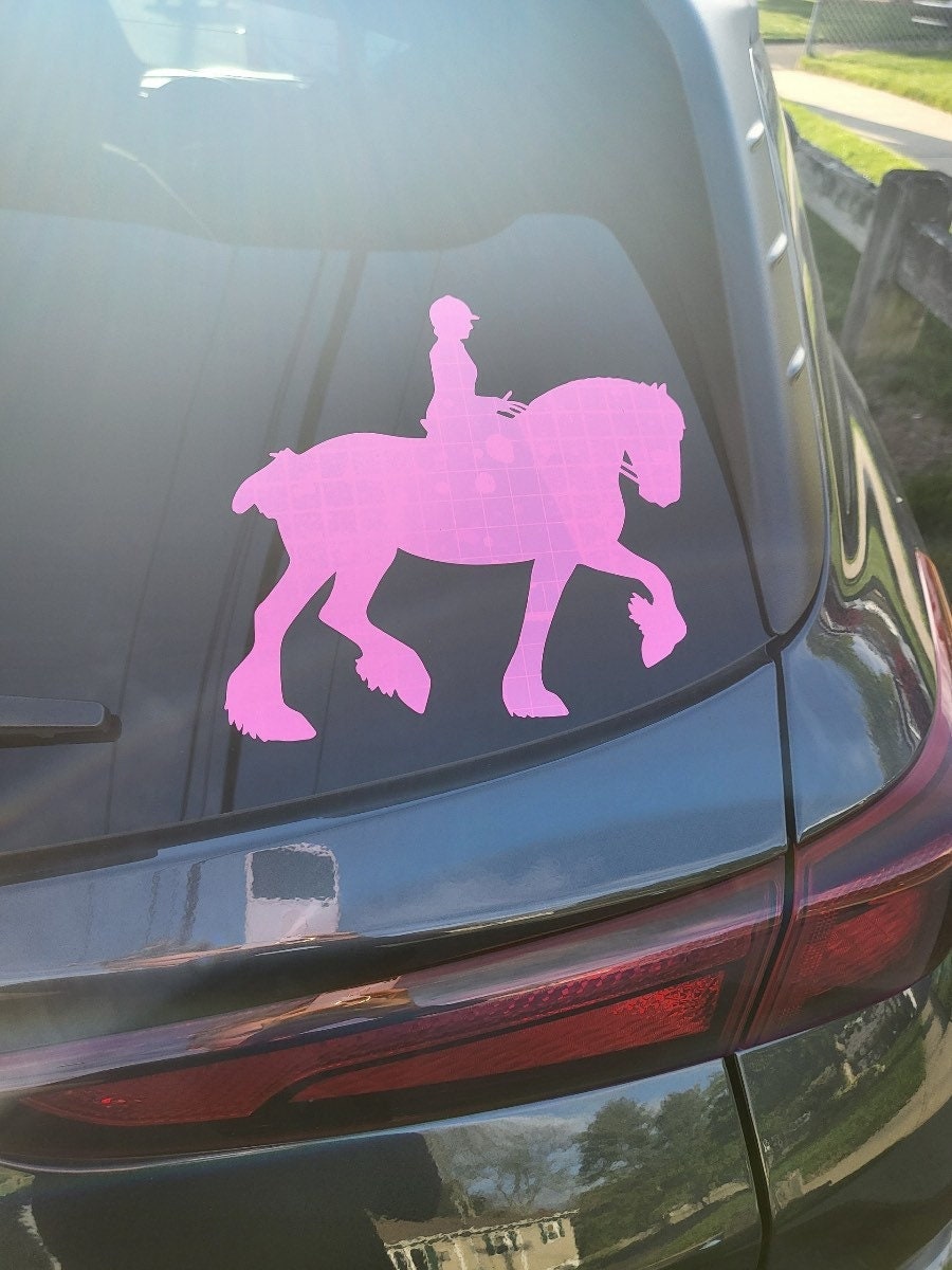 DRAFT HORSE Vinyl Sticker Decal Car Decals Car Window - Etsy