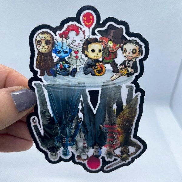 Scary Window Decal - Etsy