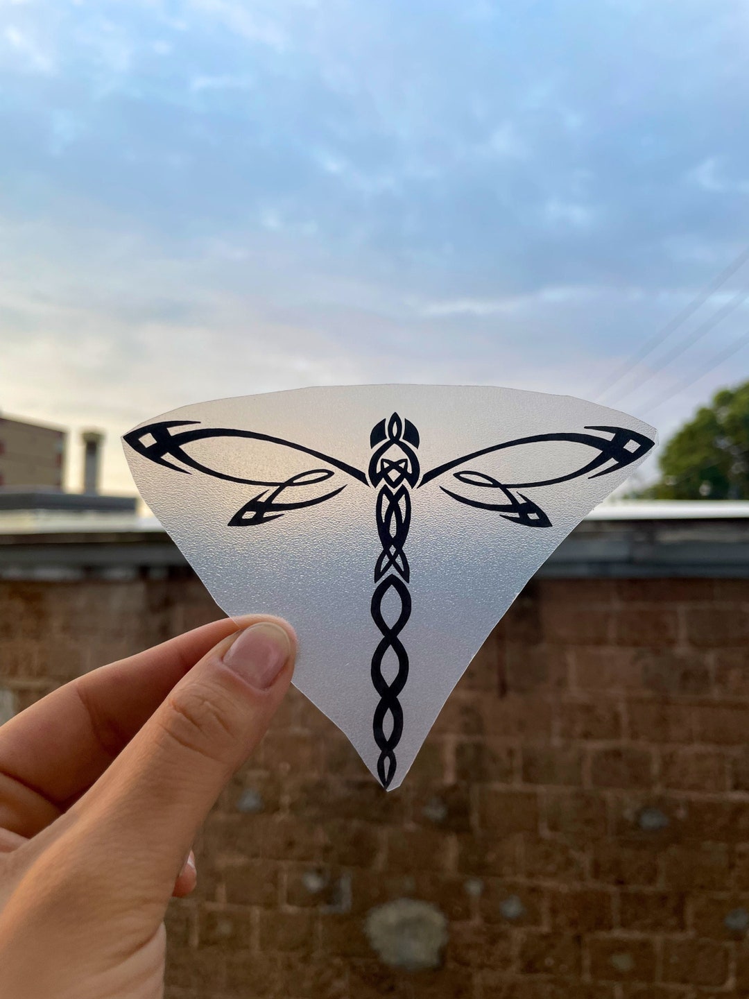 Tribal Dragonfly Car Decal, Side Window Decals, Bumper Stickers, Car ...