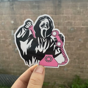4 Pack Horror Movie Character Halloween Sticker Decal No You - Etsy