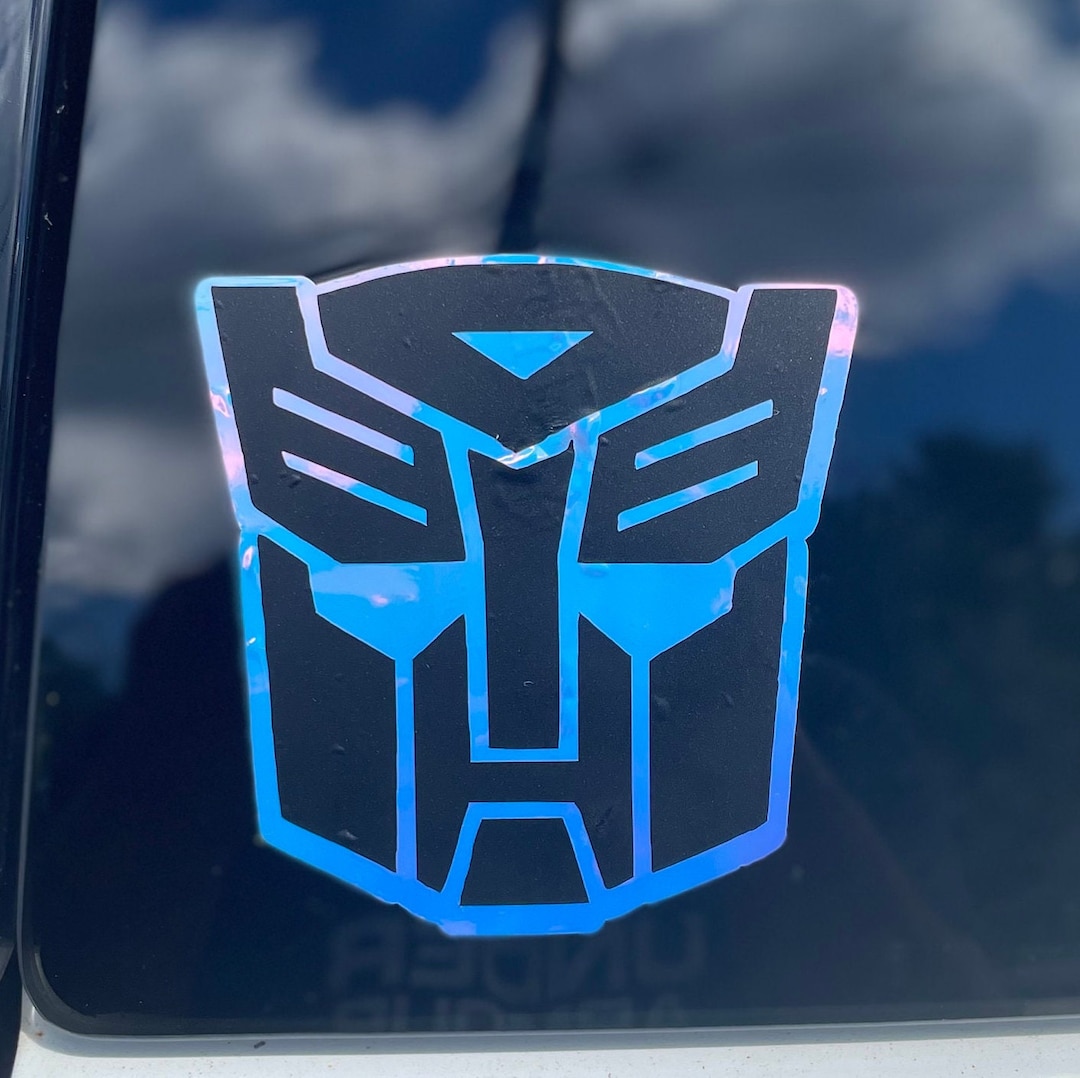 Robotic HOLOGRAPHIC Car Decal, Car Accessories, Bumper Stickers, Side ...