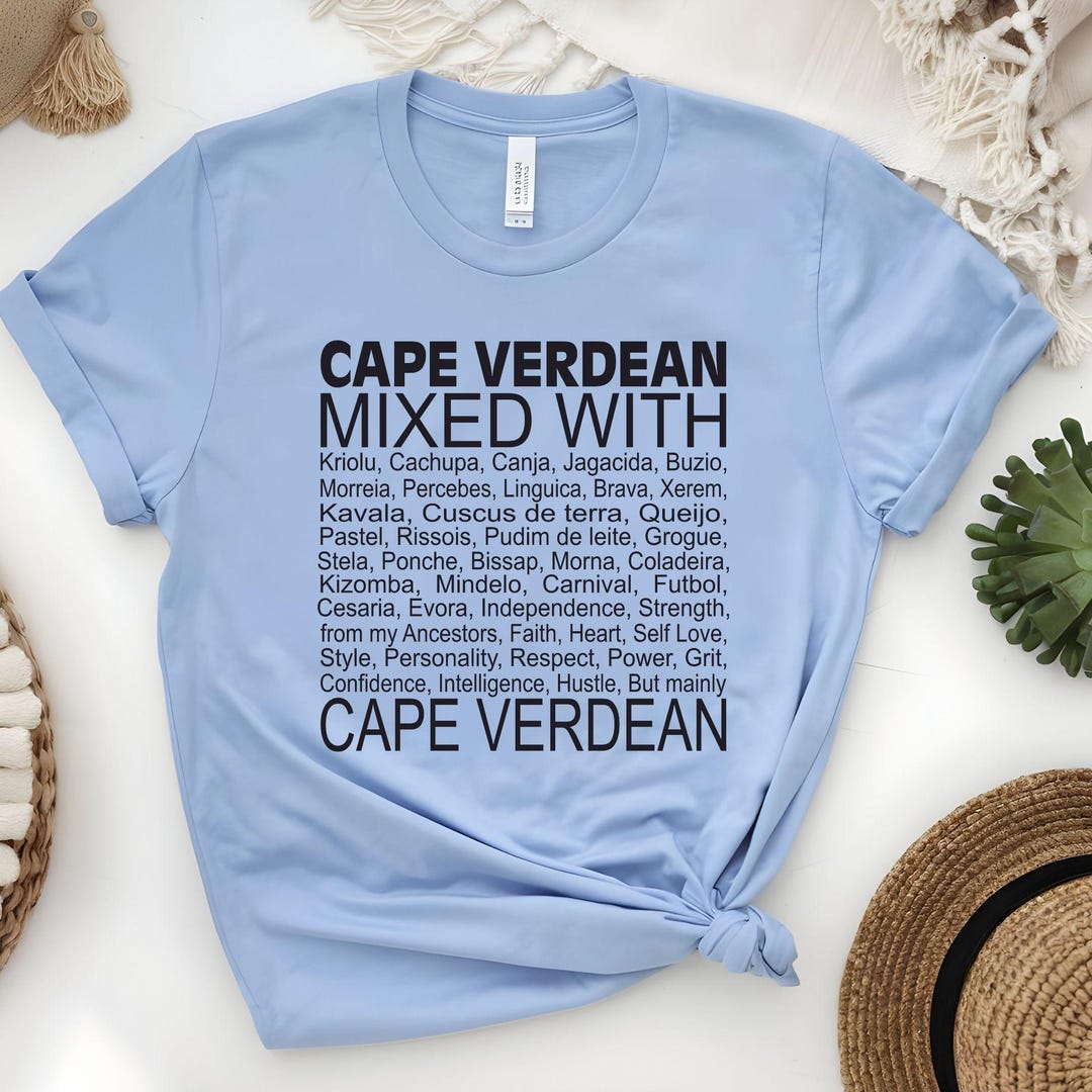 Cabo Verdean Heritage Shirt: Cultural Pride Gift - Etsy