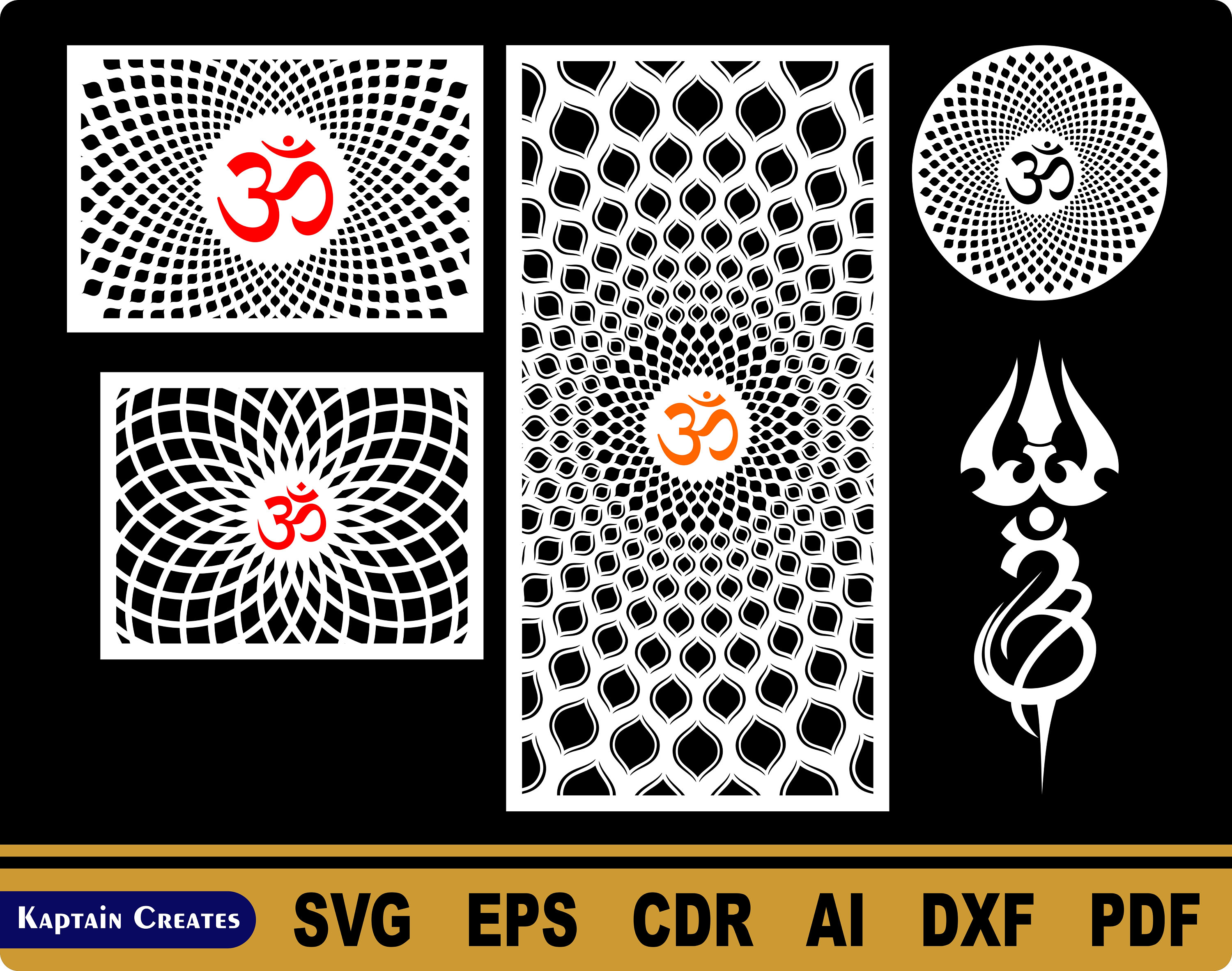 Om Laser Cut File: Mandir Pooja Room Design (SVG) - Etsy
