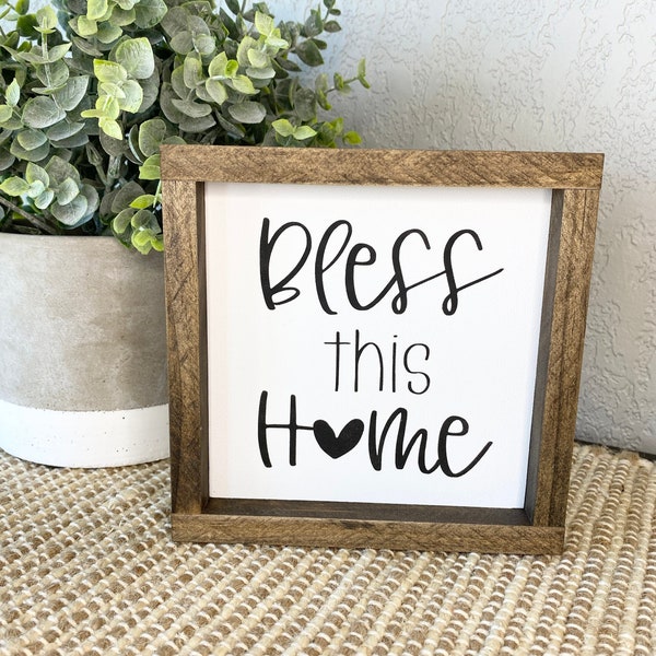 Bless This Home Sign - Etsy