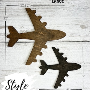Airplane Wall Decor, Wooden Planes for Kids Room, Kids Wall Hanging ...