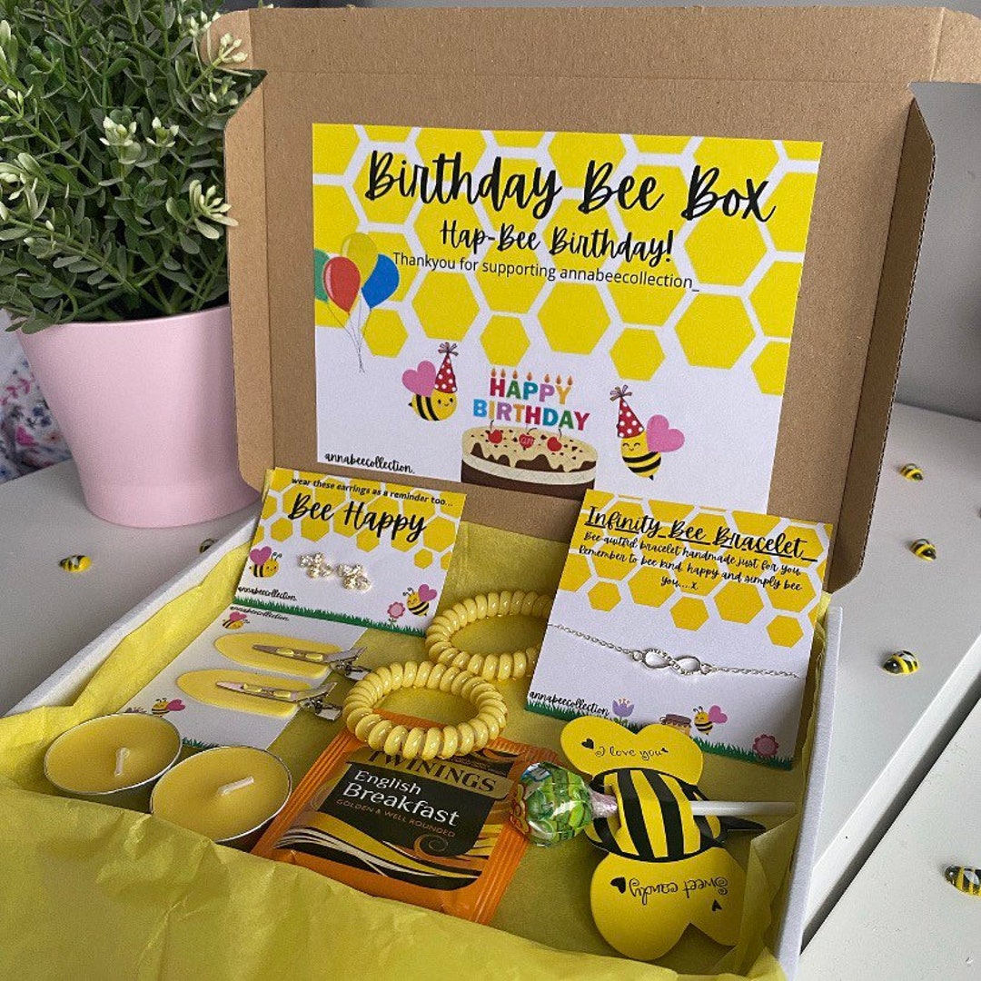 Birthday Bee Letterbox Gift. Bee Box Birthday Present. - Etsy UK