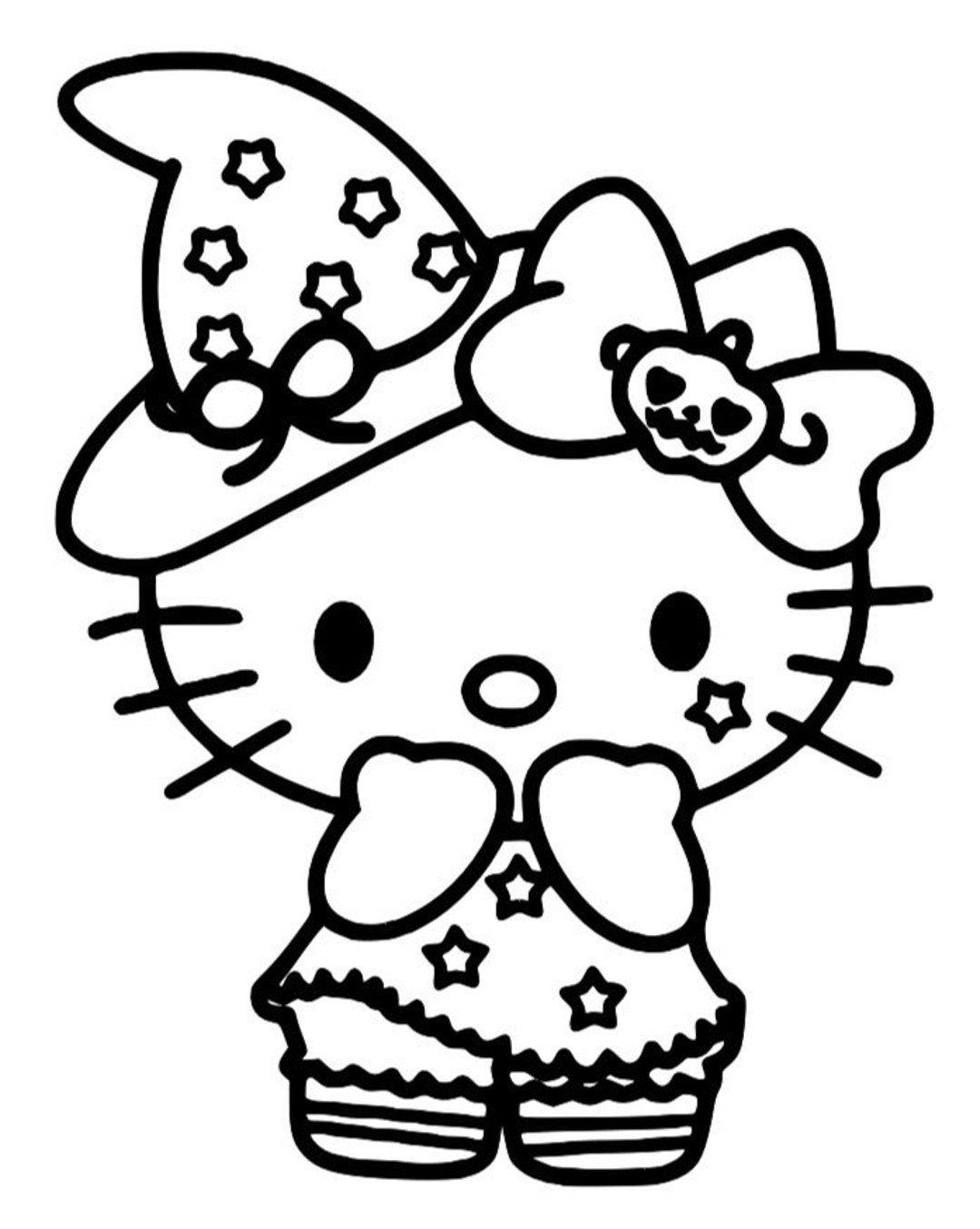 Witch Hello Kitty Decal - Etsy