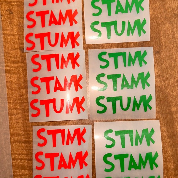 Stink Stank Stunk Stickers - Etsy