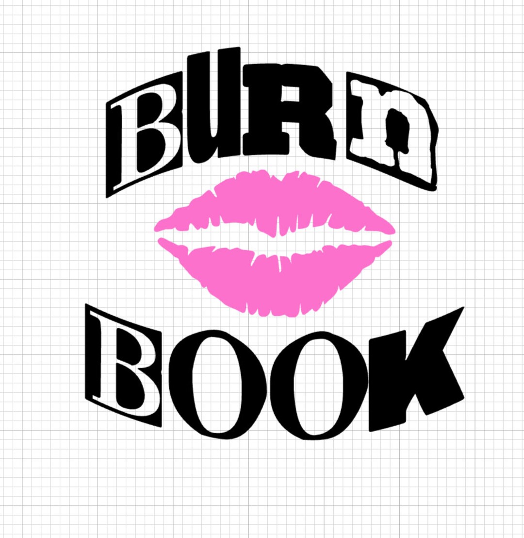Burn Book Decal mean Girls Pink Black - Etsy