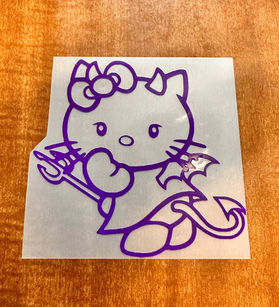 Devil Hello Kitty Decal - Etsy