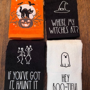 Halloween Hanging Hand Towels - Etsy