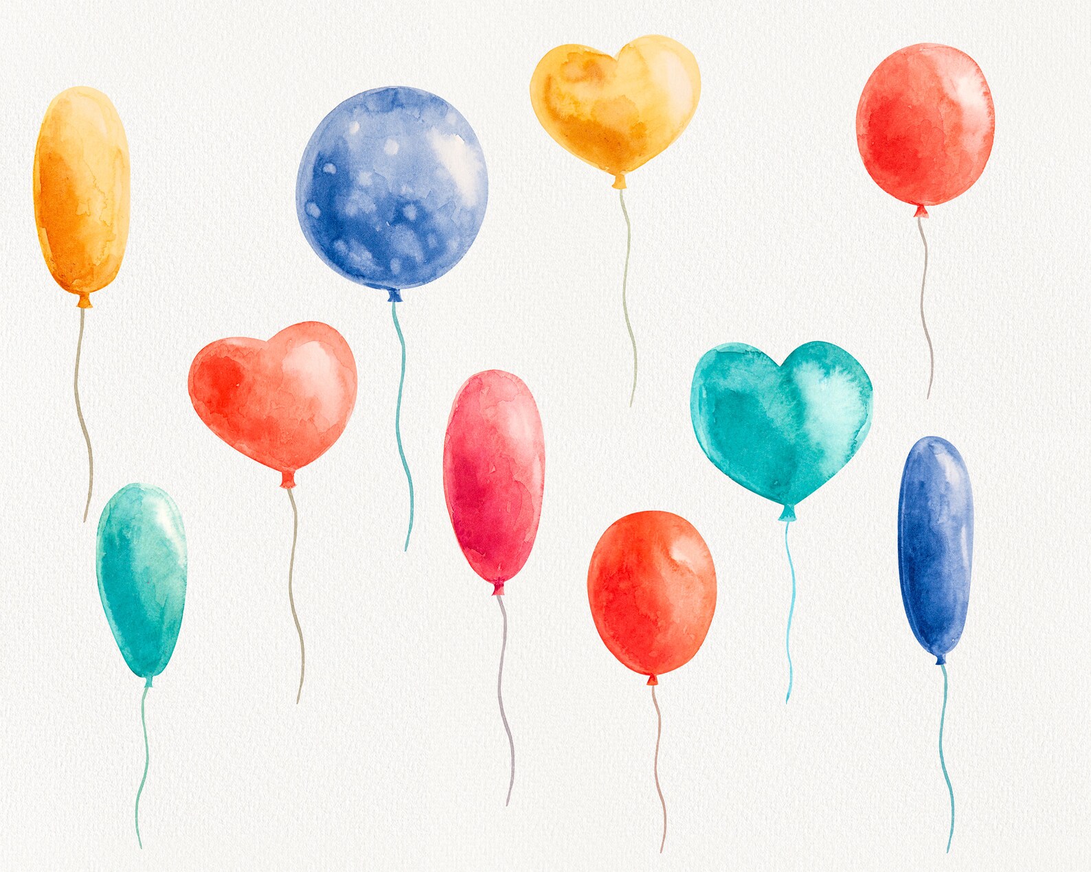 Birthday Party Clipart Set Celebration Clipart Banner - Etsy