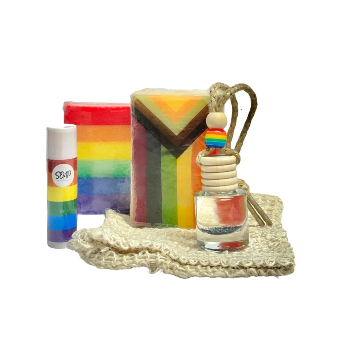 Gay Pride and Rainbow Set of Soaps. Pride Flag, Progress Pride Flag ...
