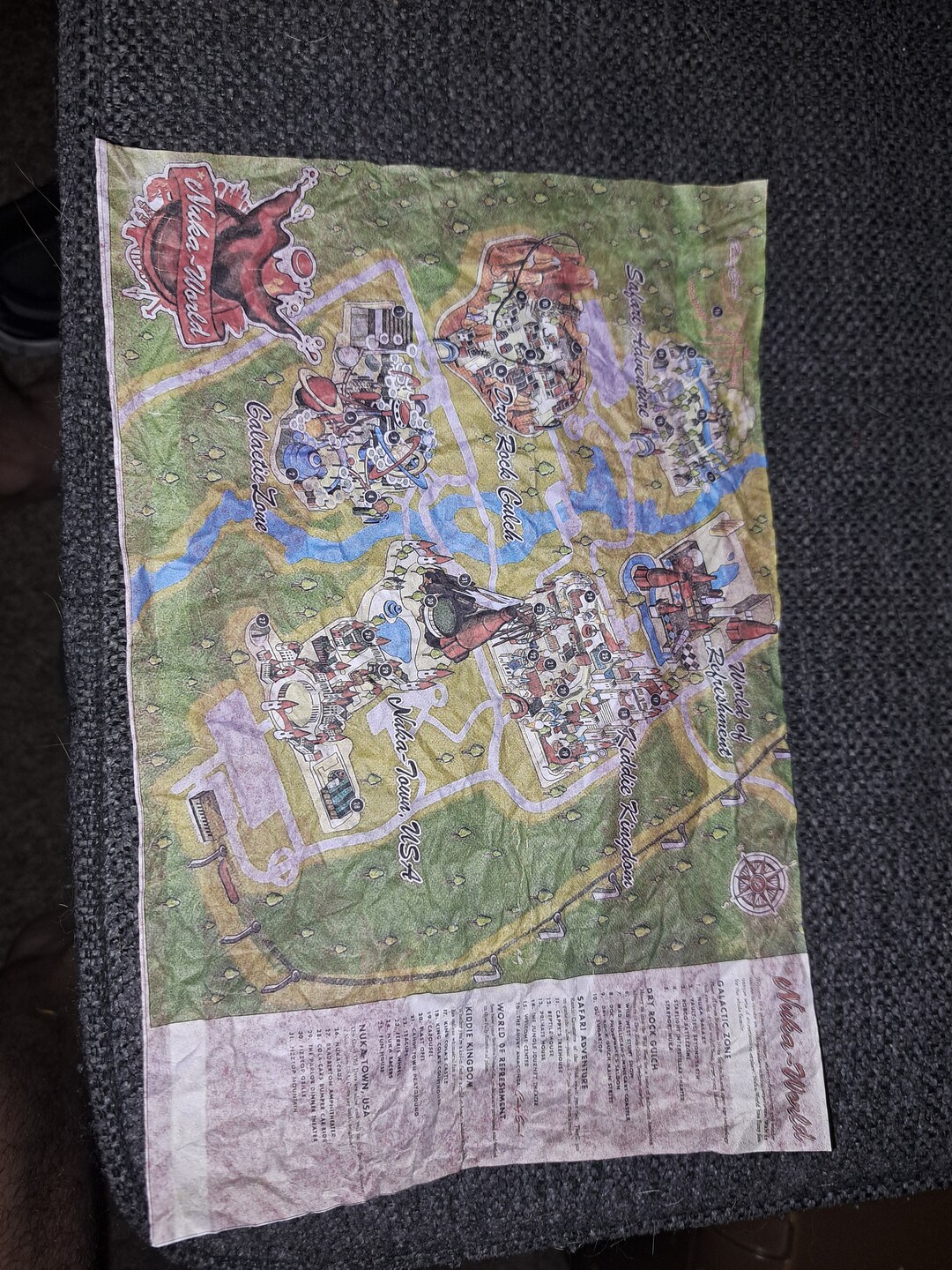 Fallout Nuka World Inspired Map - Etsy