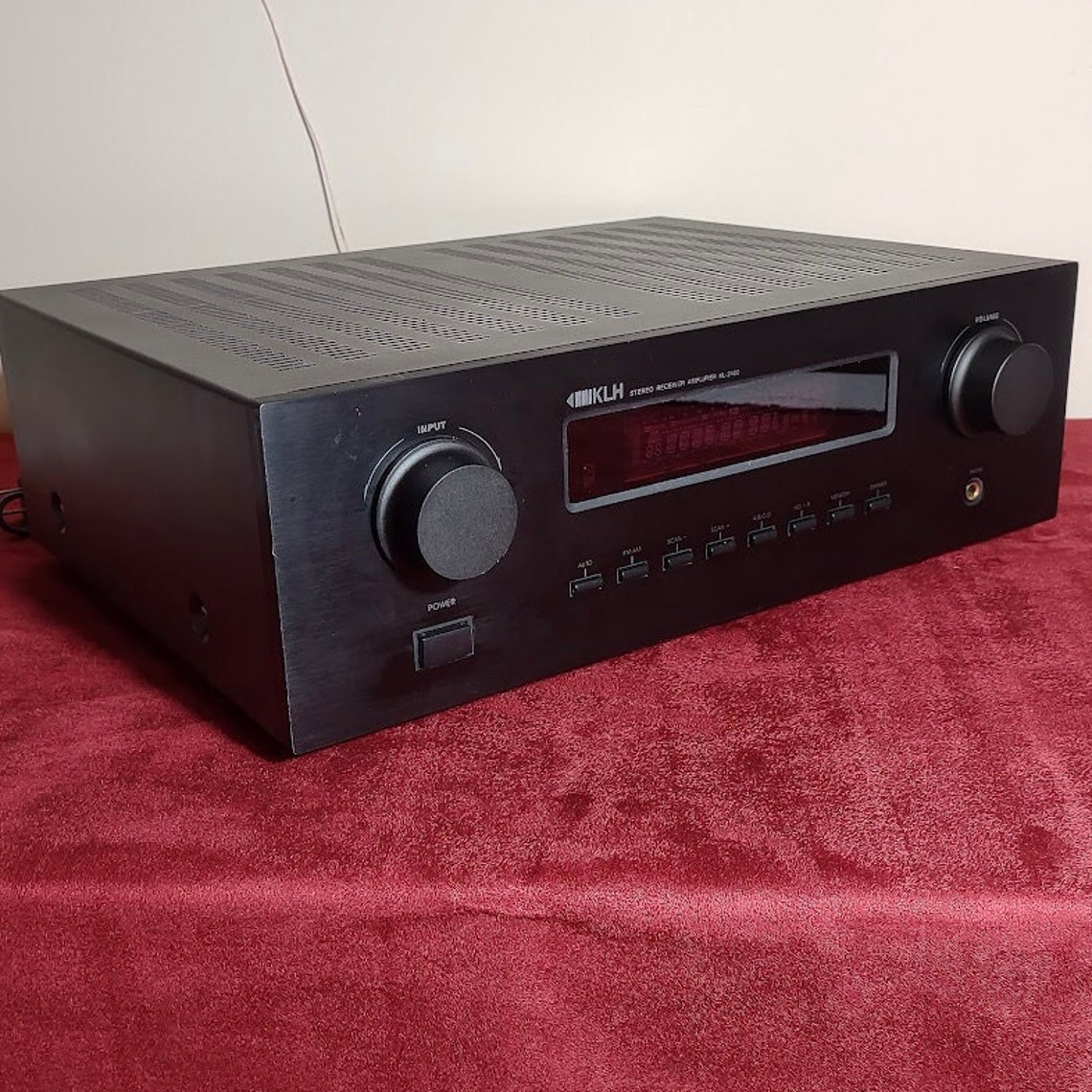 KLH KL-2400 Stereo Receiver Amplifier, Tested and Working as Intended ...