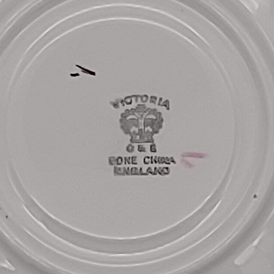Victoria Bone China Tea Cup & Saucer, Made in England - Etsy