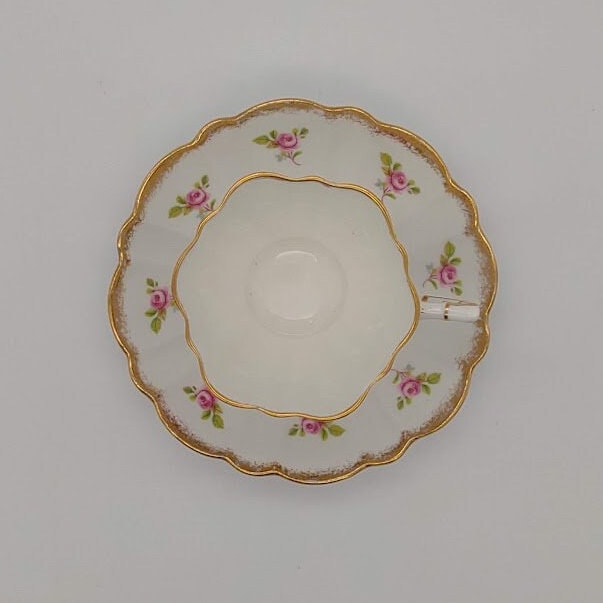 Victoria Bone China Tea Cup & Saucer, Made in England - Etsy