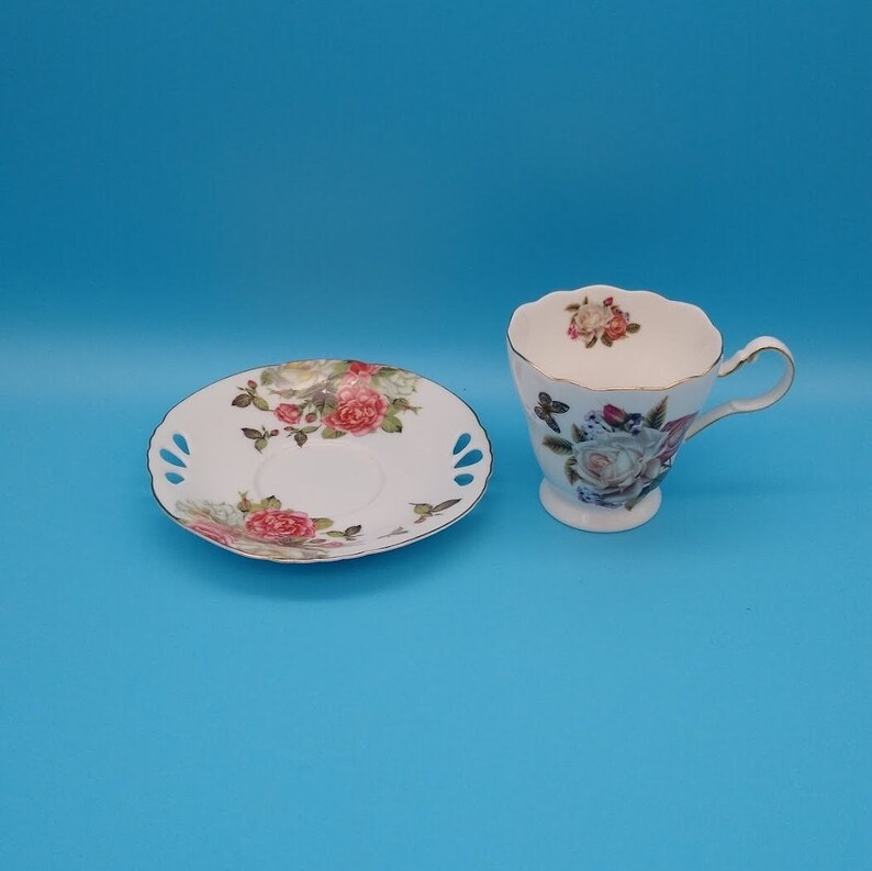 Meritage China Tea Cup and Saucer - Etsy